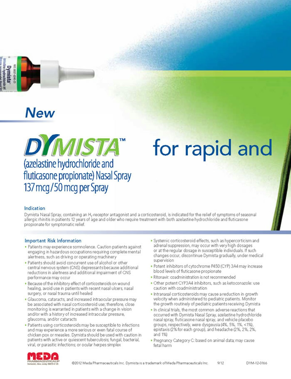 Dymista | AAO-HNS Bulletin