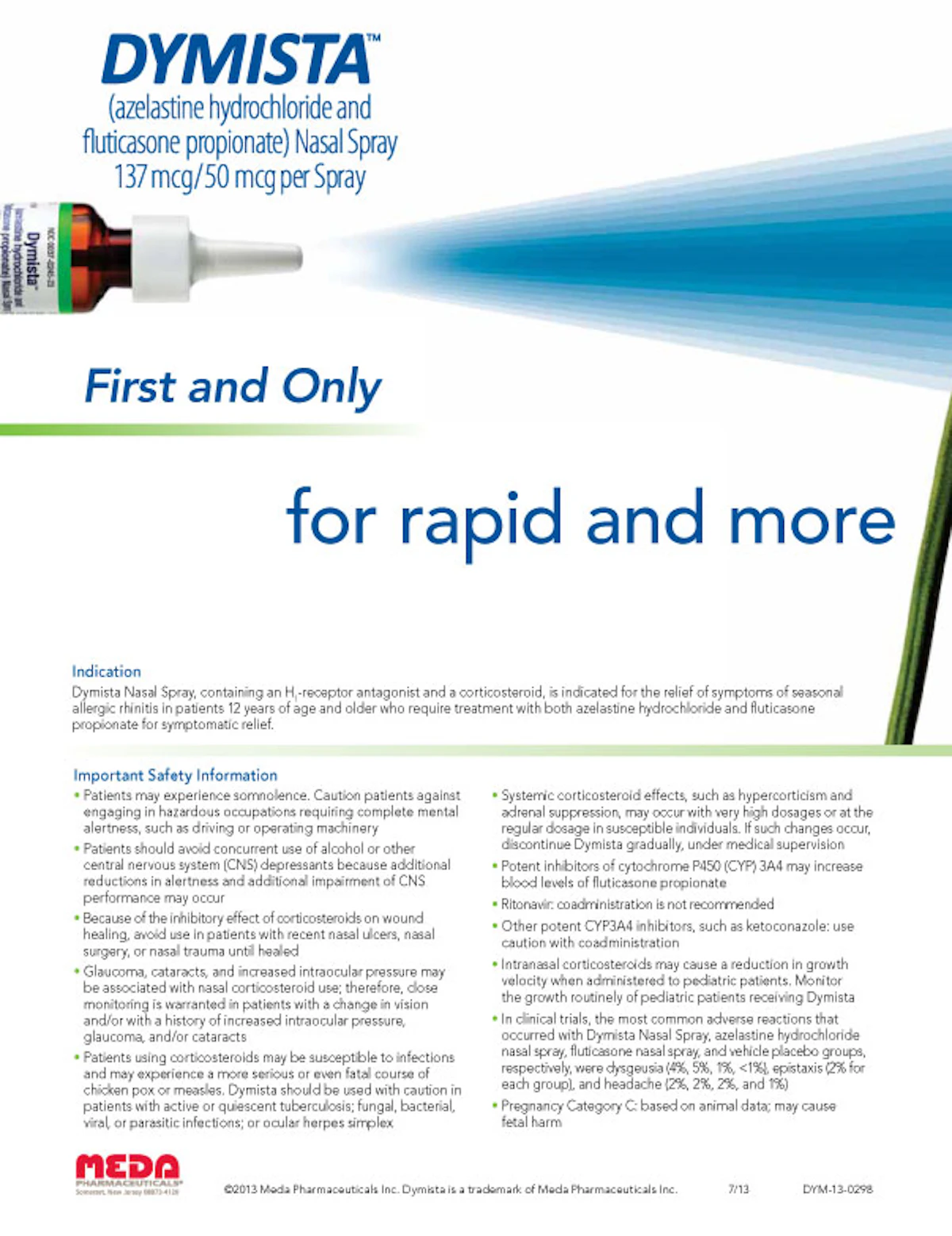 Dymista Pg. 1 | AAO-HNS Bulletin