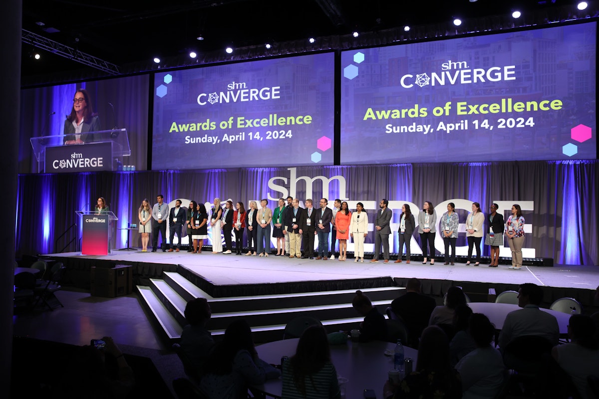 The Chapter of the Year Award goes to … | SHM Converge Meeting News Central
